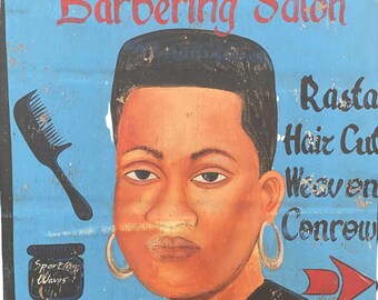African Barber Shop Signs - Etsy