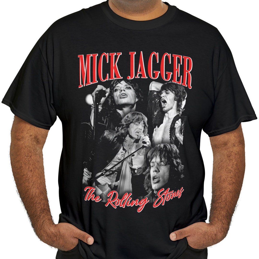 Mick Jagger Vintage T-shirt, Gift Birthday and Christmas, Men's and ...