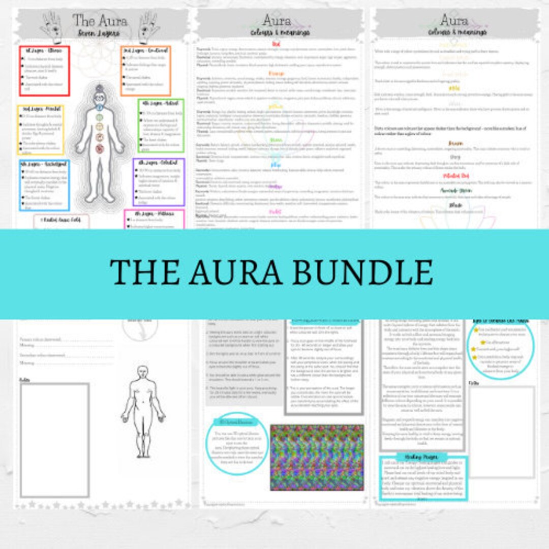 AURA PRINTABLE, Aura Print, Aura Reading, Energy Healing - Etsy