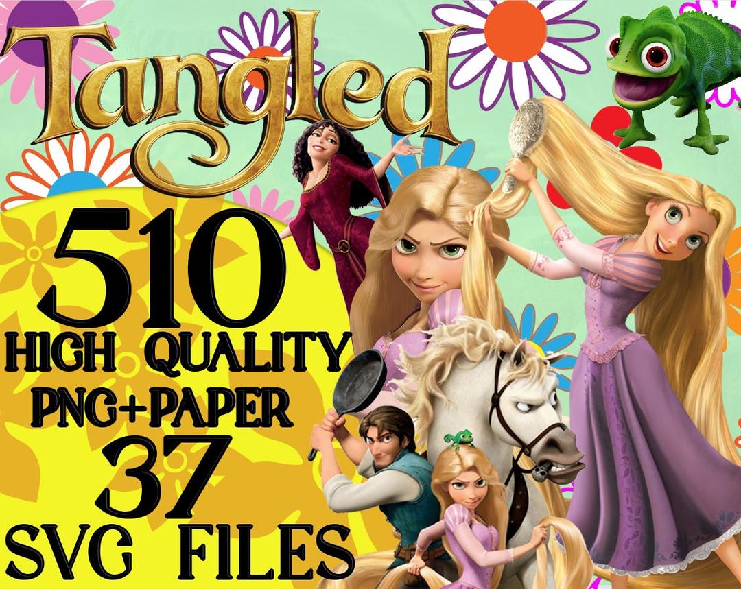 Tangled Bundle,tangled Clipart,tangled Svg,tangled,tangled Digital ...