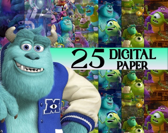 Monsters Universitymonsters University Papermonsters - Etsy