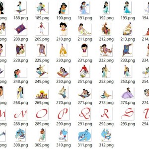 Seamlessaladdin Digital Paper and Clipart,12x12,aladdin Paper,aladdin ...