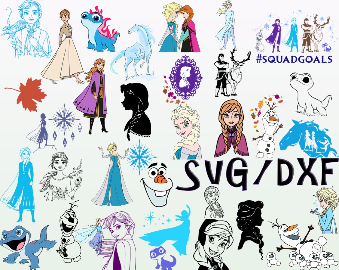 Frozen Png Filesfrozen Fontfrozen Picturesbirthdayfrozen | Etsy