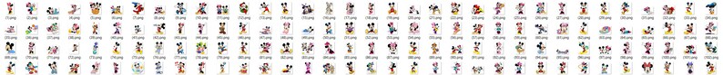 Mickey and Minnie Digital Paper and Clipartmickey Minnie - Etsy