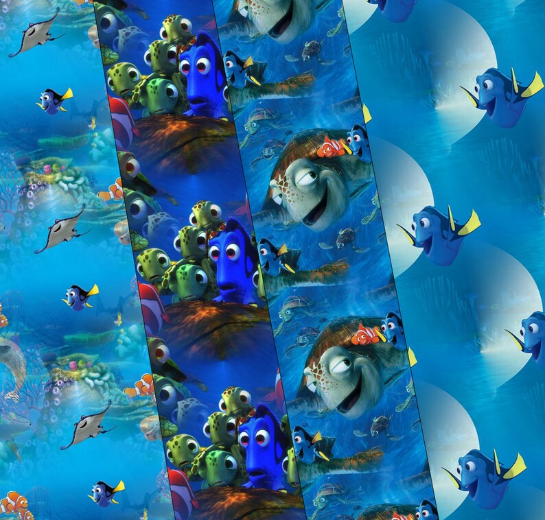 Finding Nemo Digital Paper and Clipartdory Pngfinding Nemo - Etsy