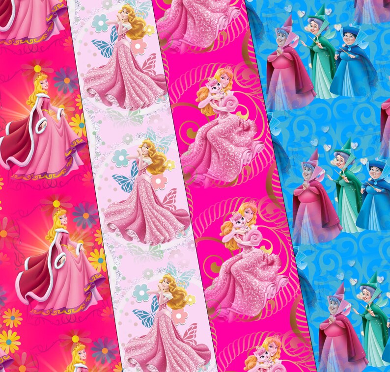 Sleeping Beauty Digital Papersleeping Beauty - Etsy