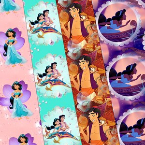 Seamlessaladdin Digital Paper and Clipart,12x12,aladdin Paper,aladdin ...