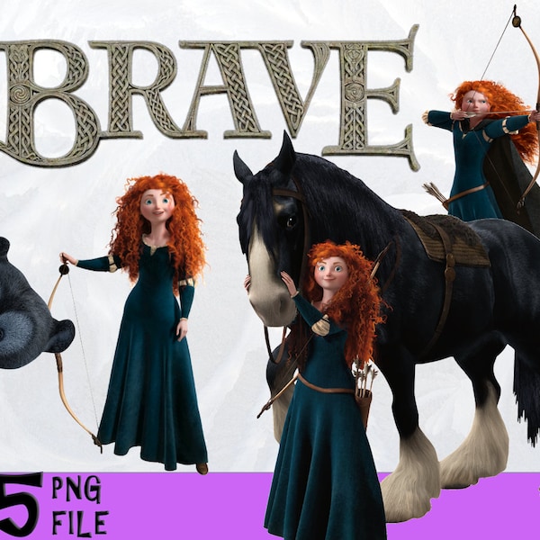 Brave Merida - Etsy
