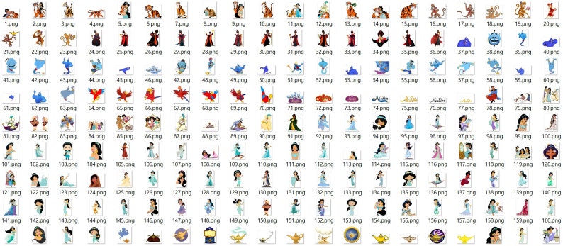 Seamlessaladdin Digital Paper and Clipart12x12aladdin - Etsy