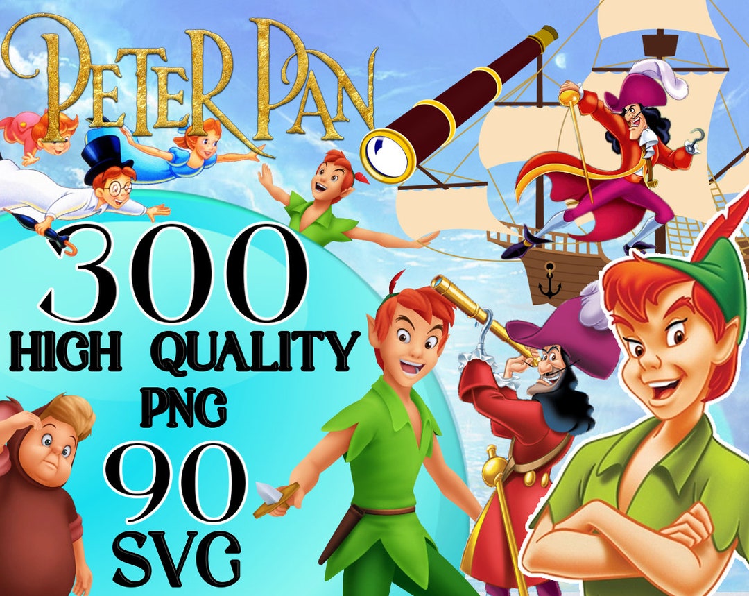 Peter Pan Bundle,peter Pan Png,peter Pan Clipart,neverland,peter Pan ...