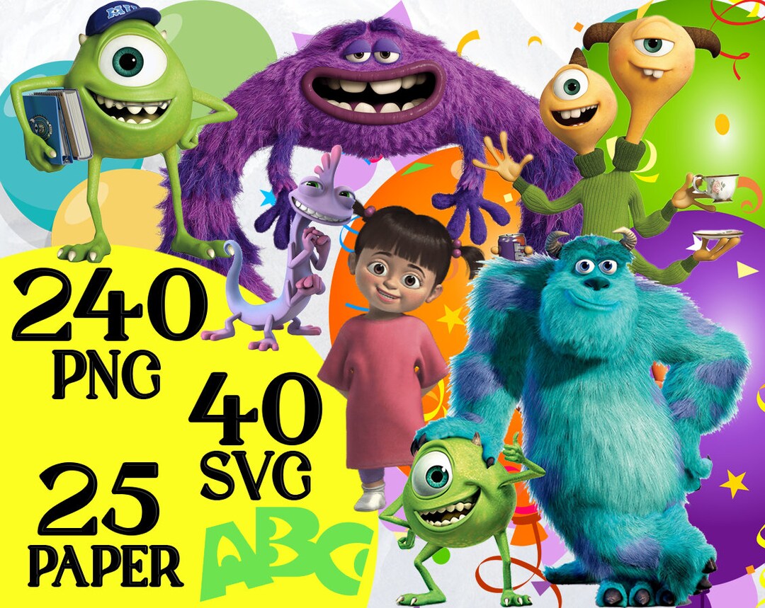 Monsters University Digital Paper and Clipart,monsters University ...