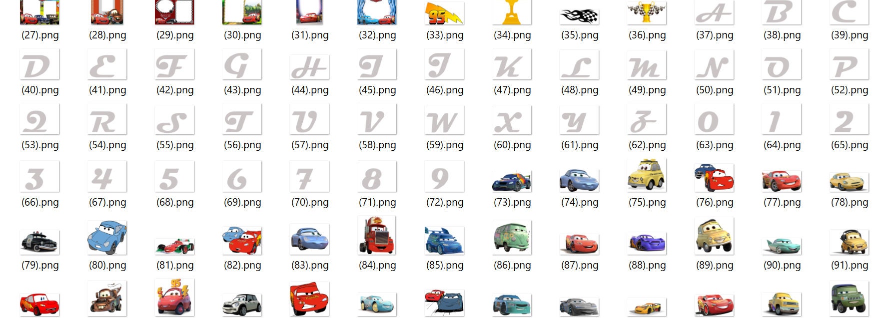 Cars Digital Paper and Clipartcars Digitalcars Pngcars Clip - Etsy ...