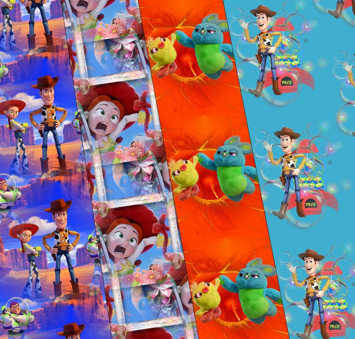 Toy Story Digital Papertoy Storytransparent Backgroundtoy - Etsy