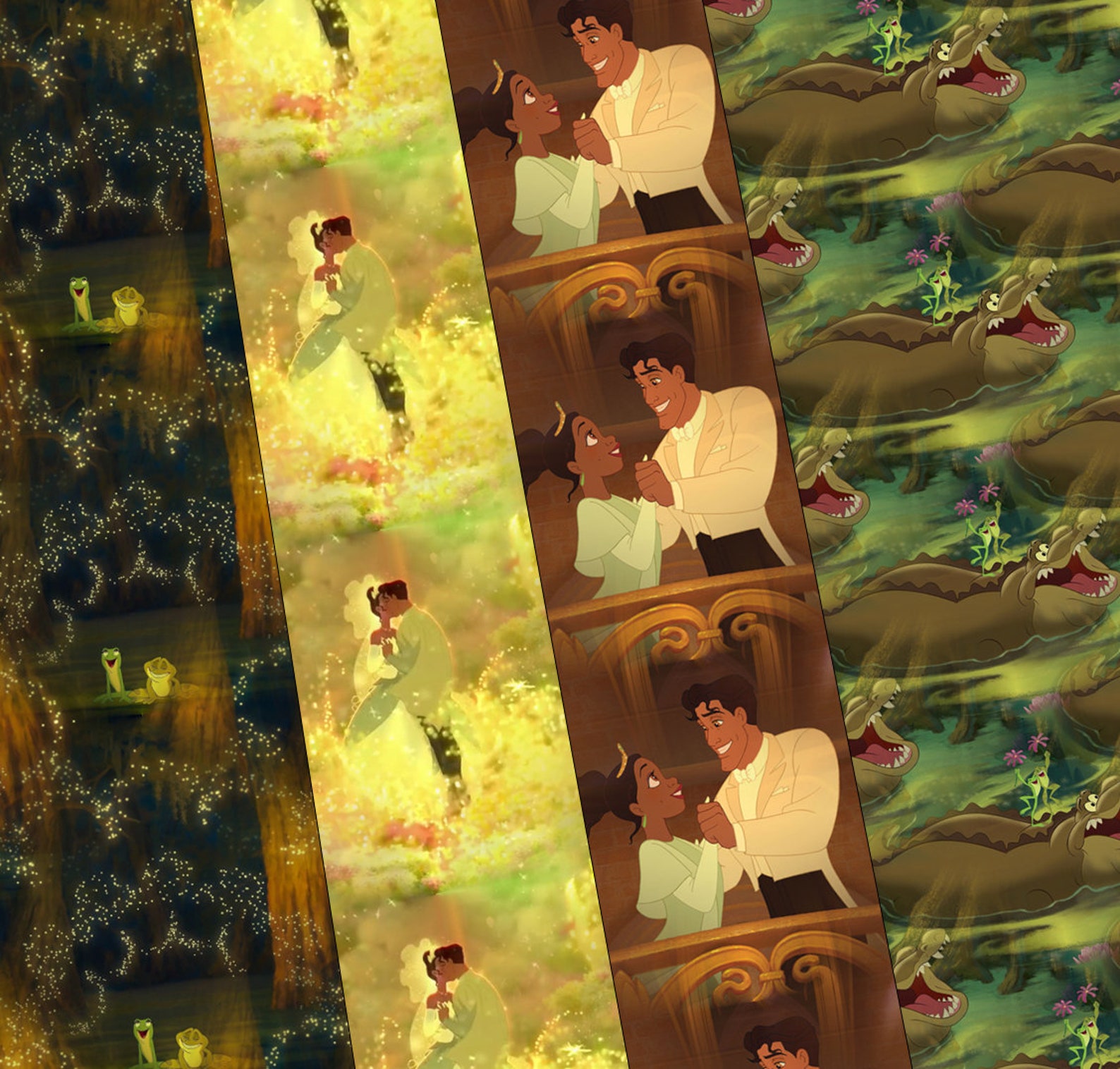 Seamlessthe Princess and the Frogprincess and the Frog - Etsy