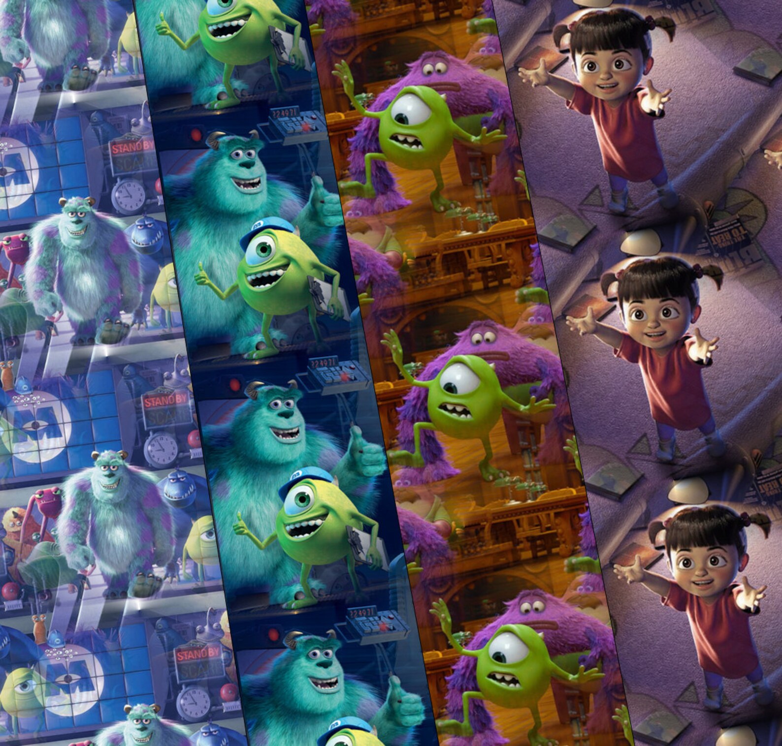 Monsters University Digital Paper and Clipartmonsters - Etsy