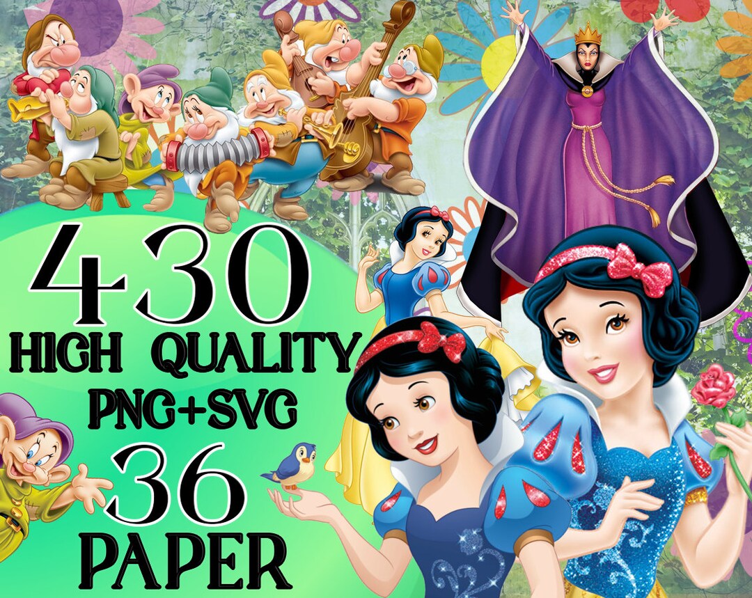 Snow White Bundle,snow White,snow White Png,snow White Digital,snow ...