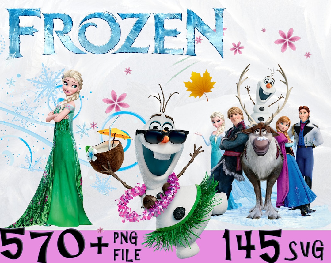 Frozen Svg,frozen,frozen Png Files,frozen Pictures,frozen Bundle,frozen ...
