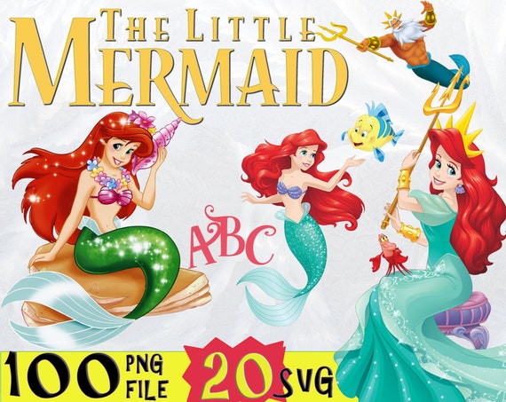 Areial Disney Princess Transparent Background Pequena Sereia Ariel Png