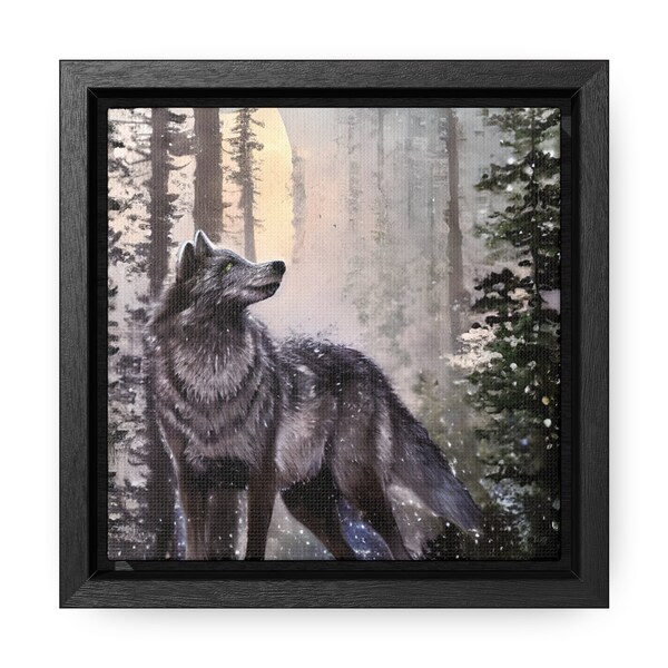 Gray Wolf Art - Etsy