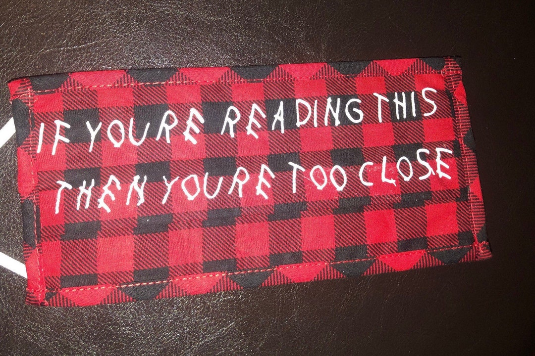 Custom Text Face Mask - Any Font, Any Color/pattern. - Etsy Australia