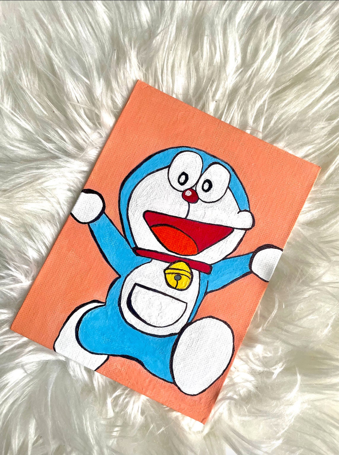 Doraemon Canvas Painting - Etsy