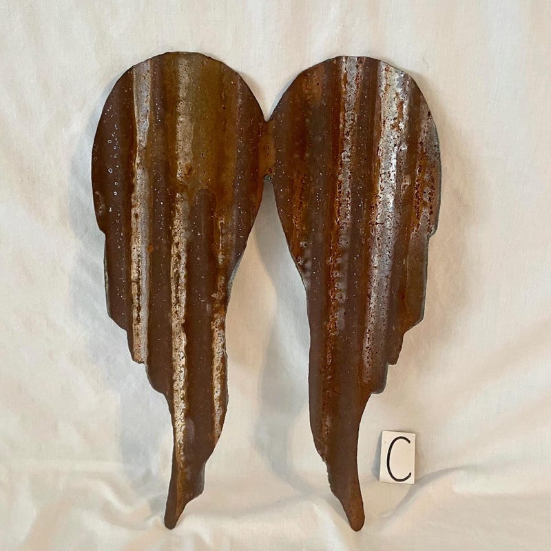 Tin Angel Wings - Etsy