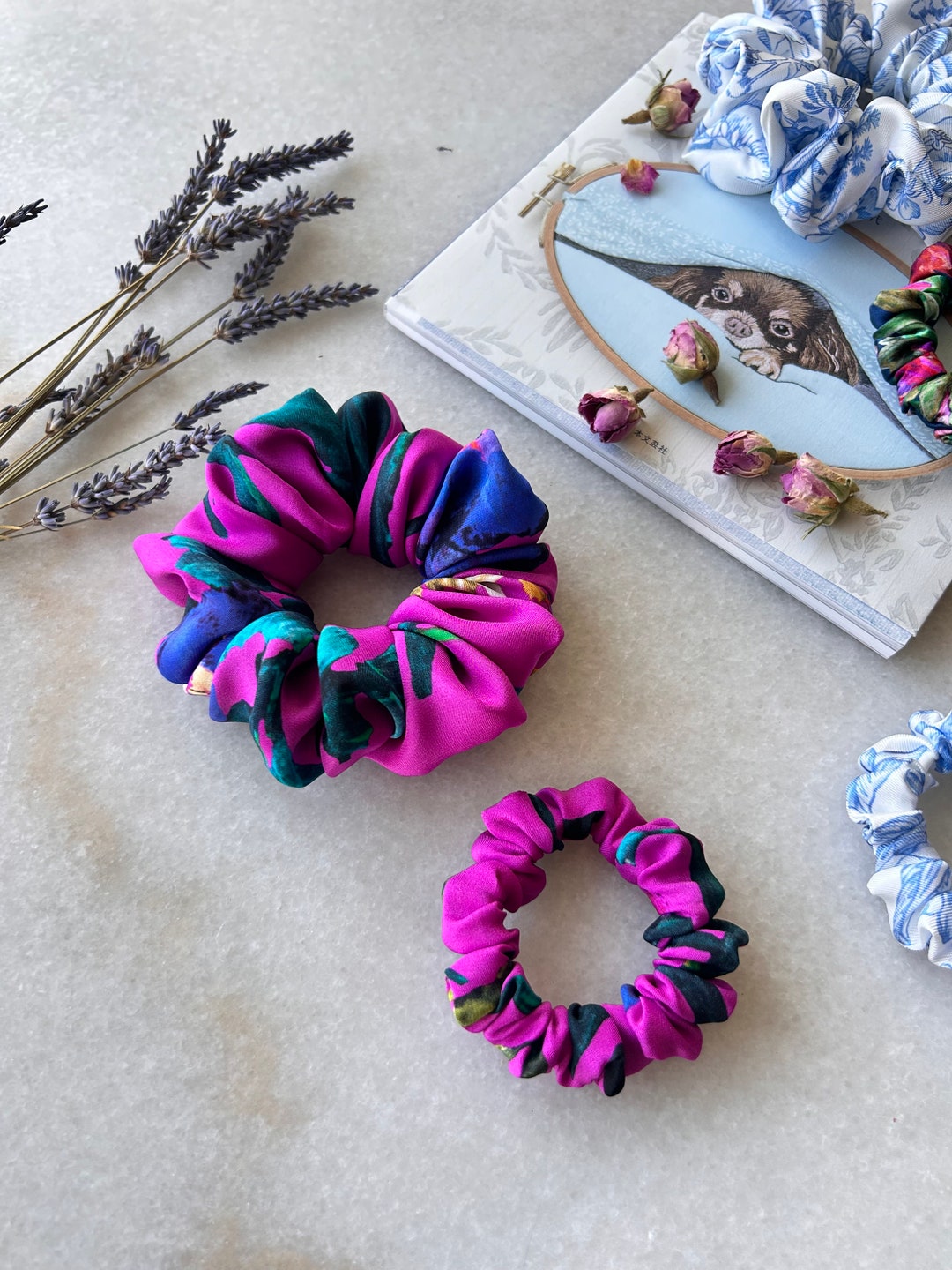 Liberty Elegant Fine Seta Silk Scrunche Set. Mothers Day Gift. Birthday ...