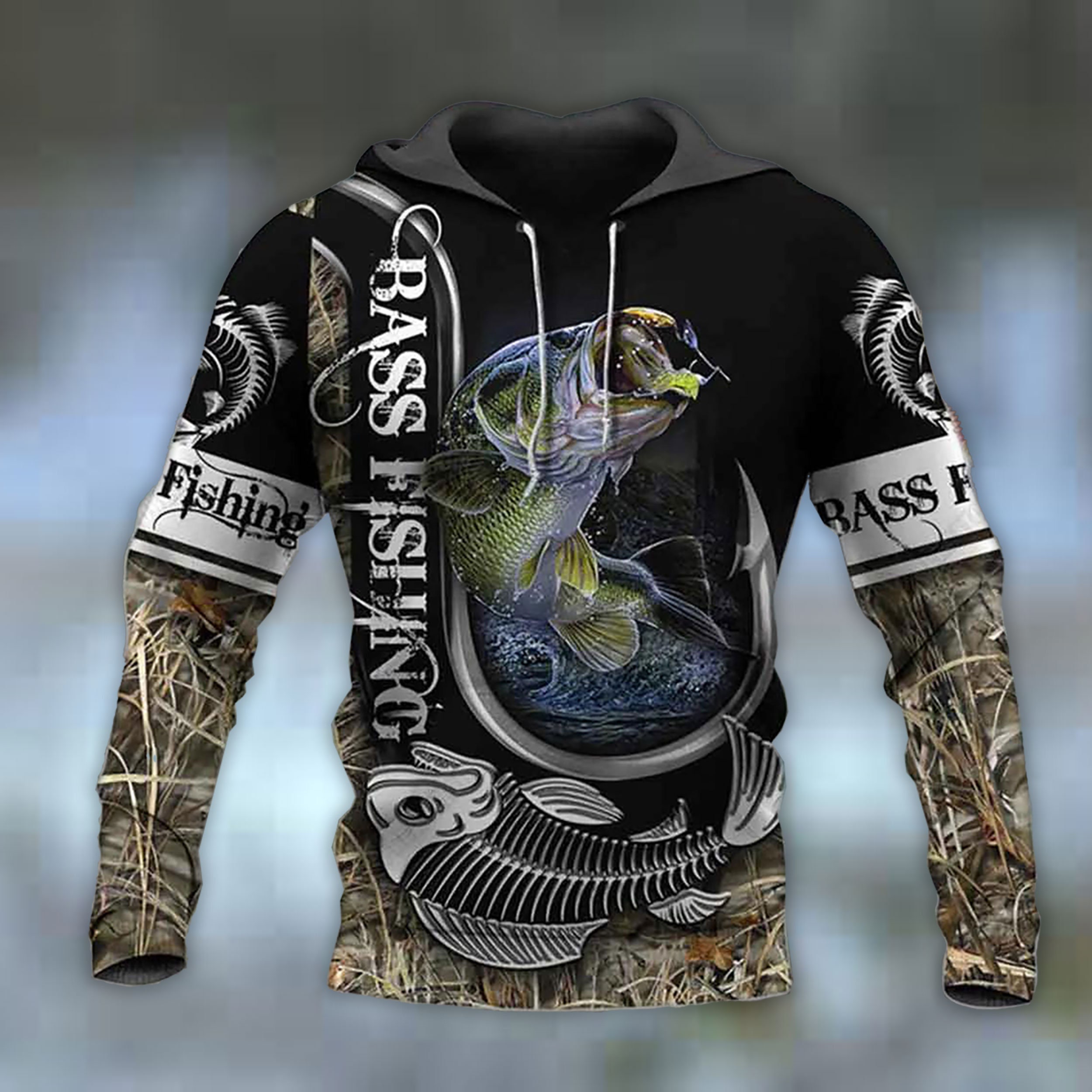 Bass Fishing 3D Hoodie Shirt Sweatshirt Pullover Hoodie sold by Arun ...