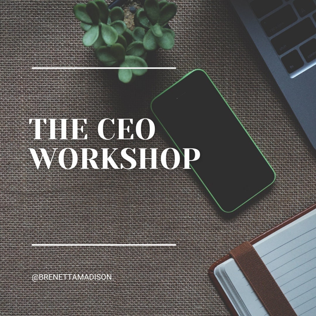 THE CEO WORKSHOP Guide How To Entrepreneur Ceo Business Goals Vision ...