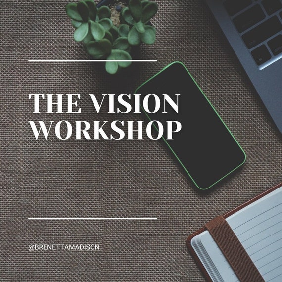 THE VISION Workshopvision Board Goalsplannerstart Up | Etsy