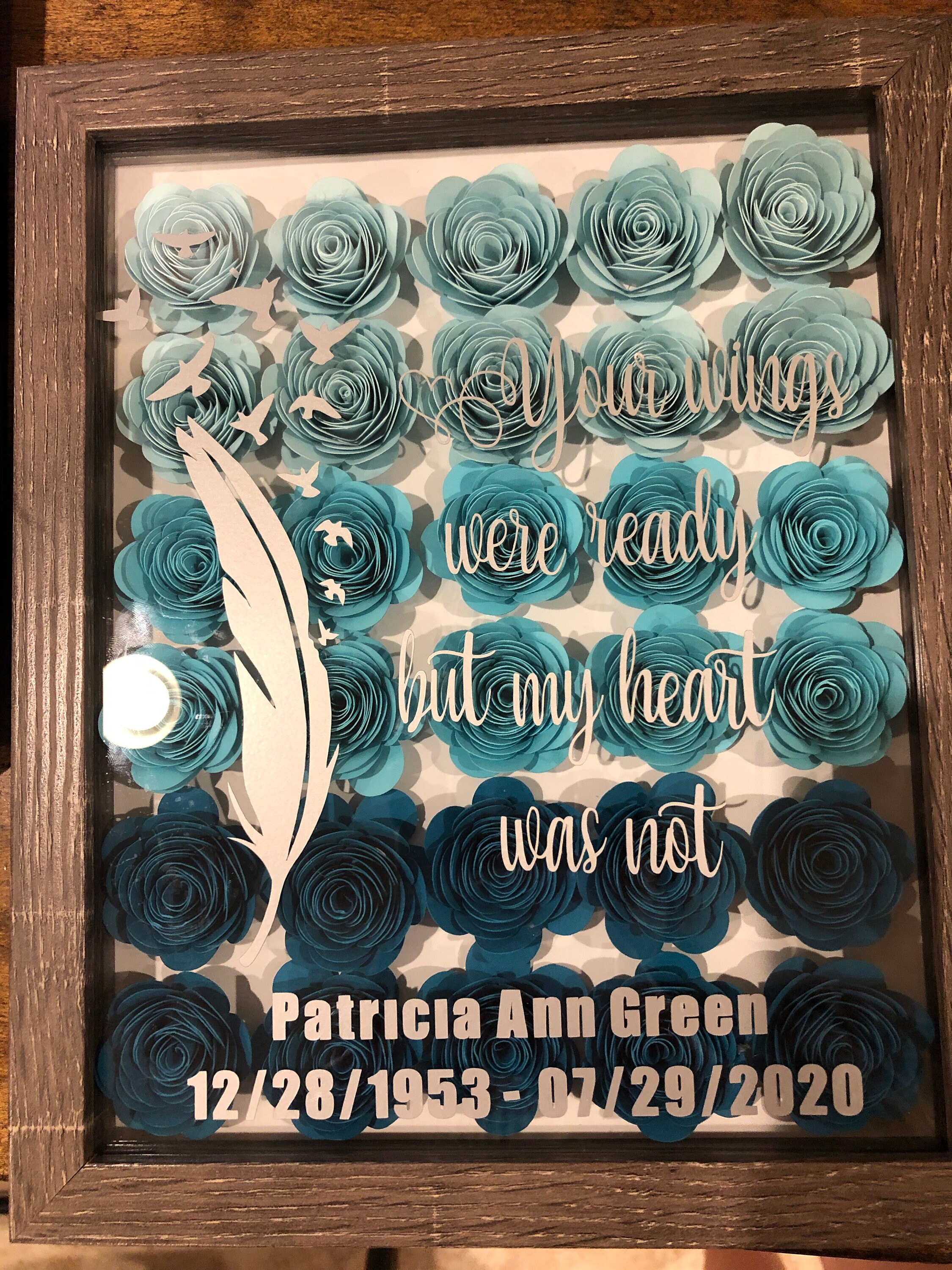 Memorial Shadowbox - Etsy