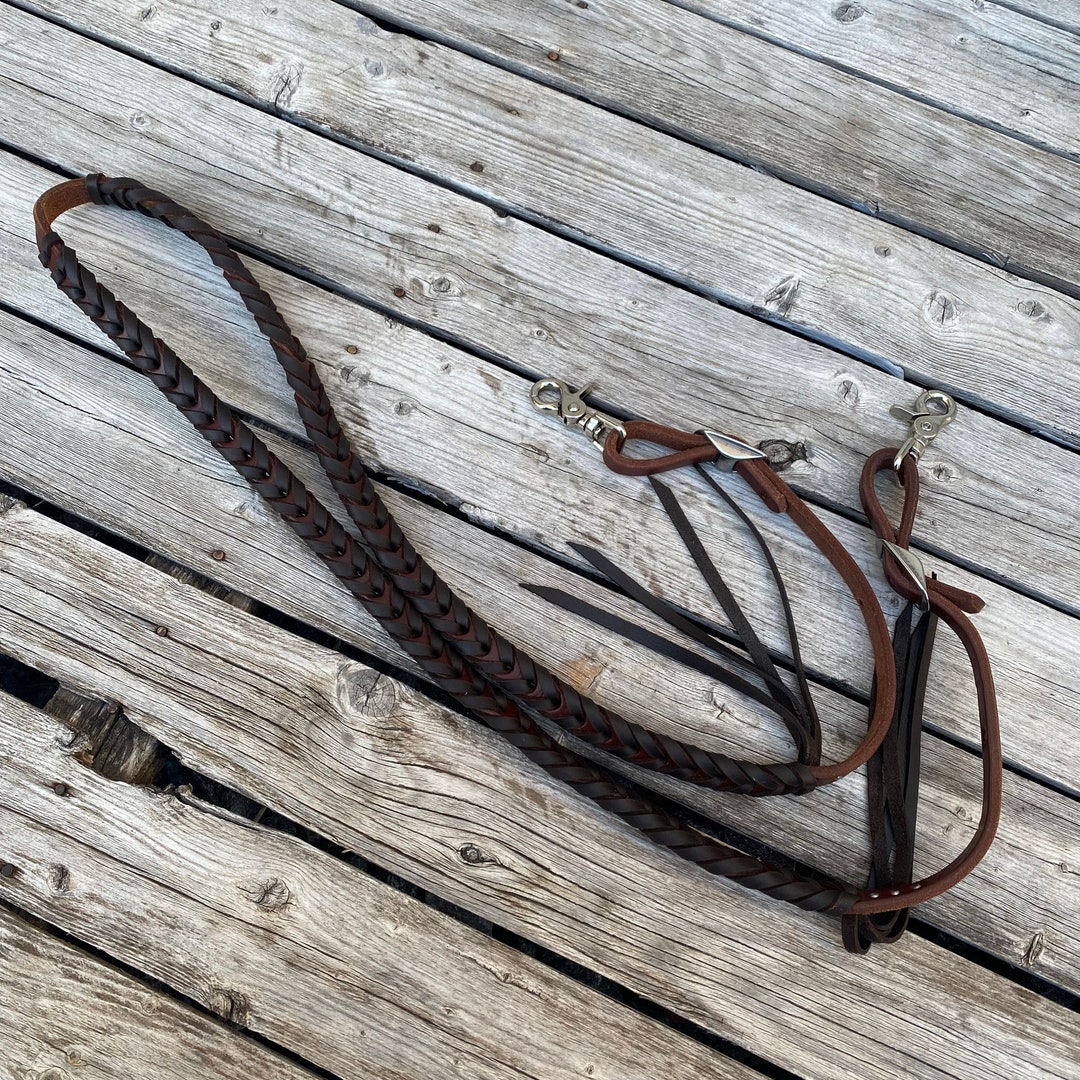 Barrel Reins Laced, Barrel Racing Reins, Leather Reins, Laced Barrel ...