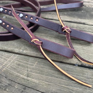 Roping Trail Riding Copper White Horse Reins - Etsy