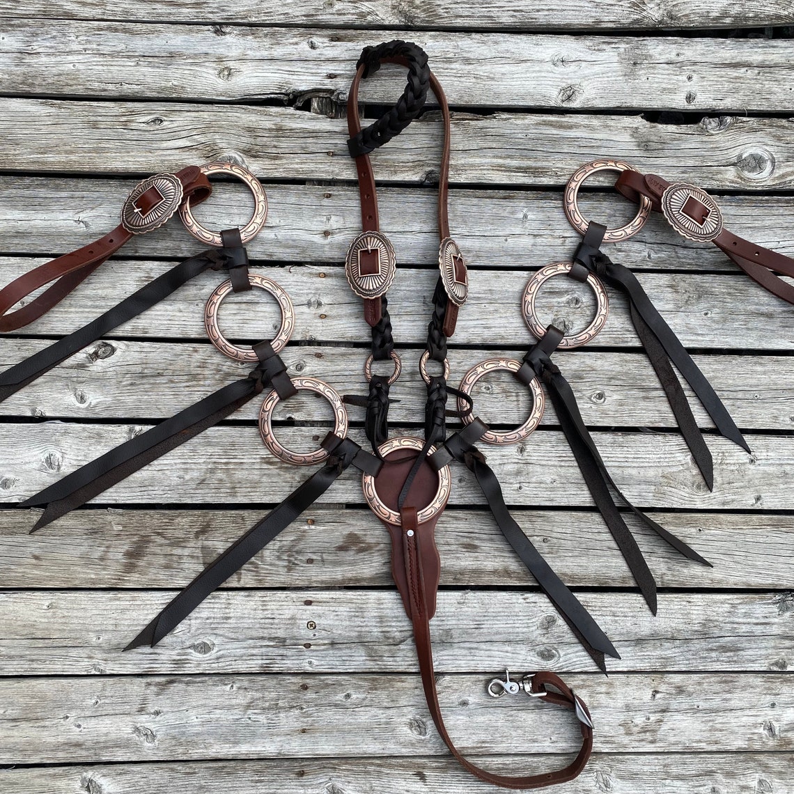 Ring Tack Set Headstall Breast Collar - Etsy
