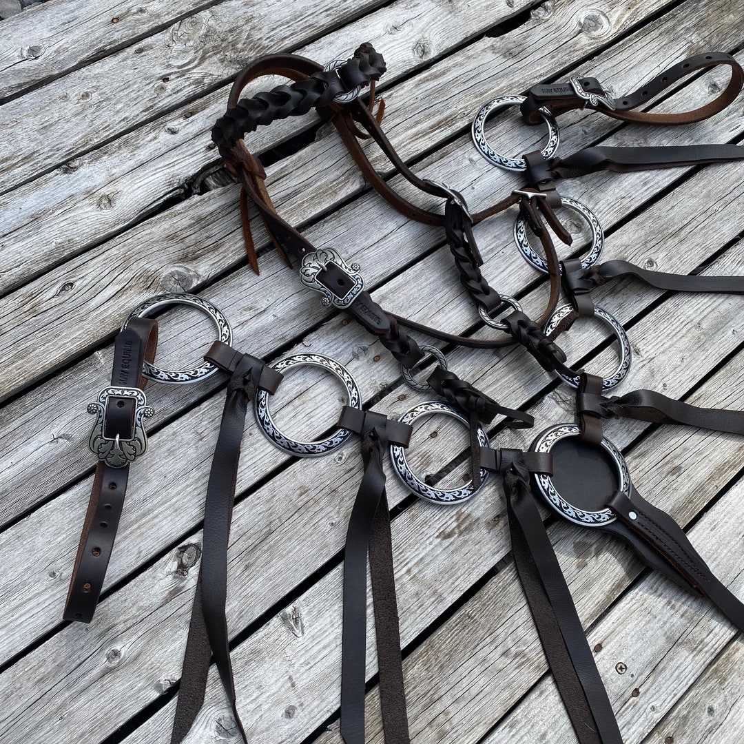 Ring Tack Set Headstall Breast Collar - Etsy