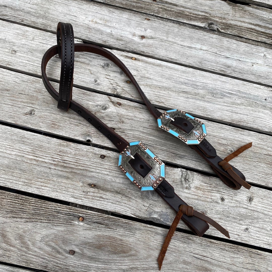 Super Short Cheek Headstall - Etsy