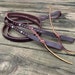 Roping Trail Riding Copper White Horse Reins - Etsy