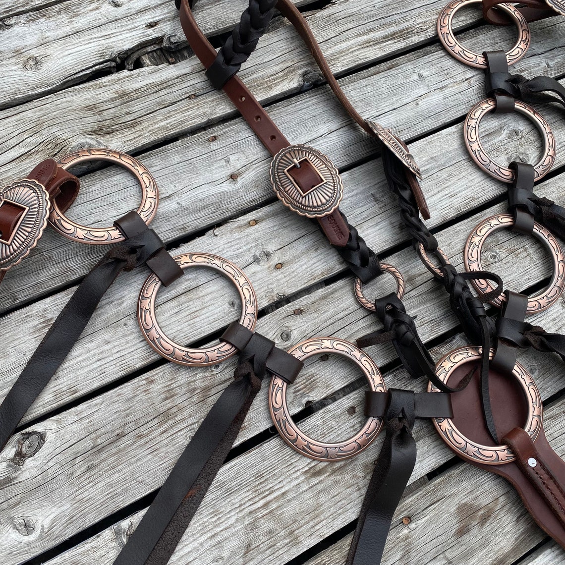 Ring Tack Set Headstall Breast Collar - Etsy