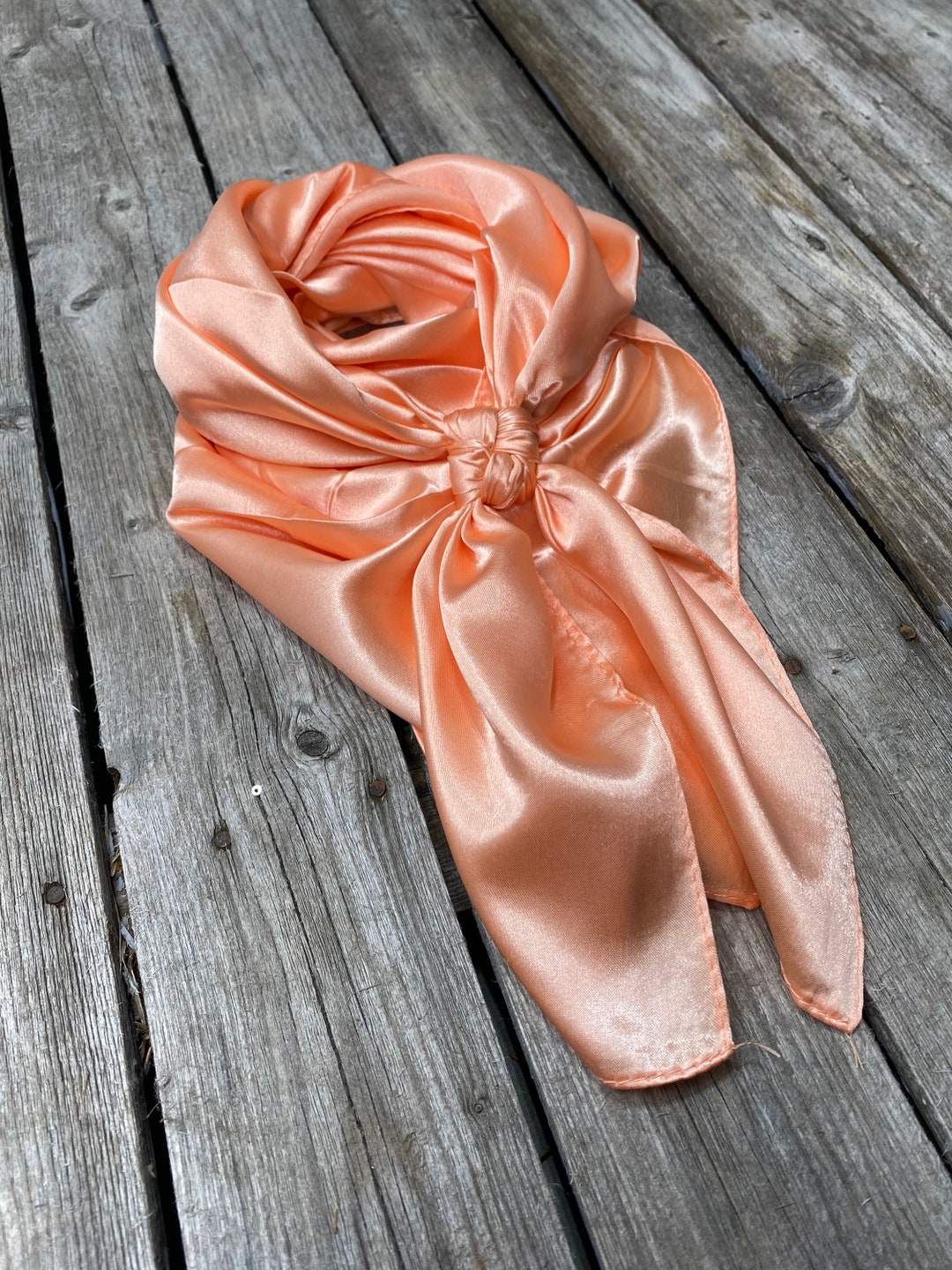 Coral Pink Western Cowgirl Cowboy Wild Rag Punchy - Etsy