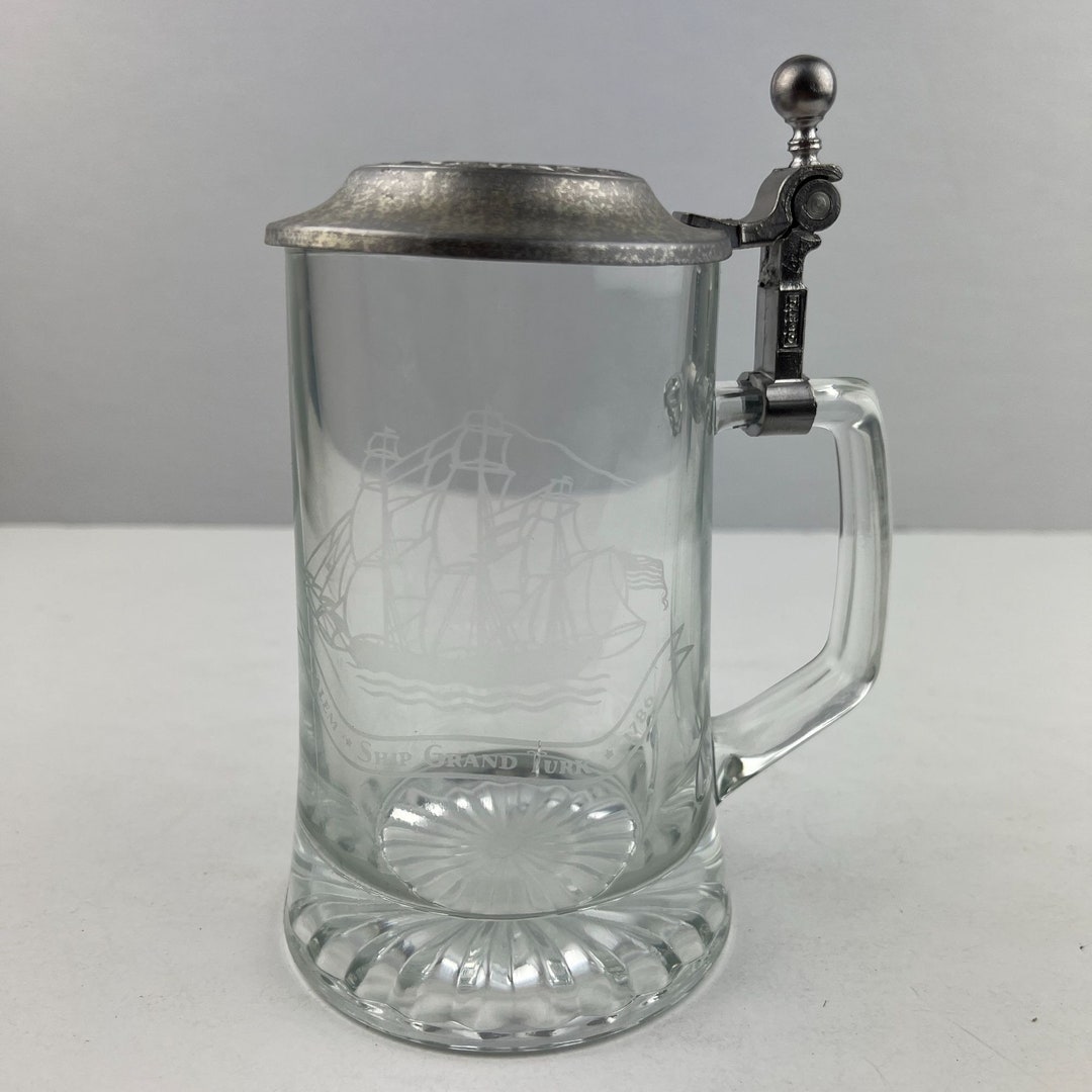 Germany Old Spice Beer Alwe Salem Ship Grand Turk 1786 Lidded Vintge ...