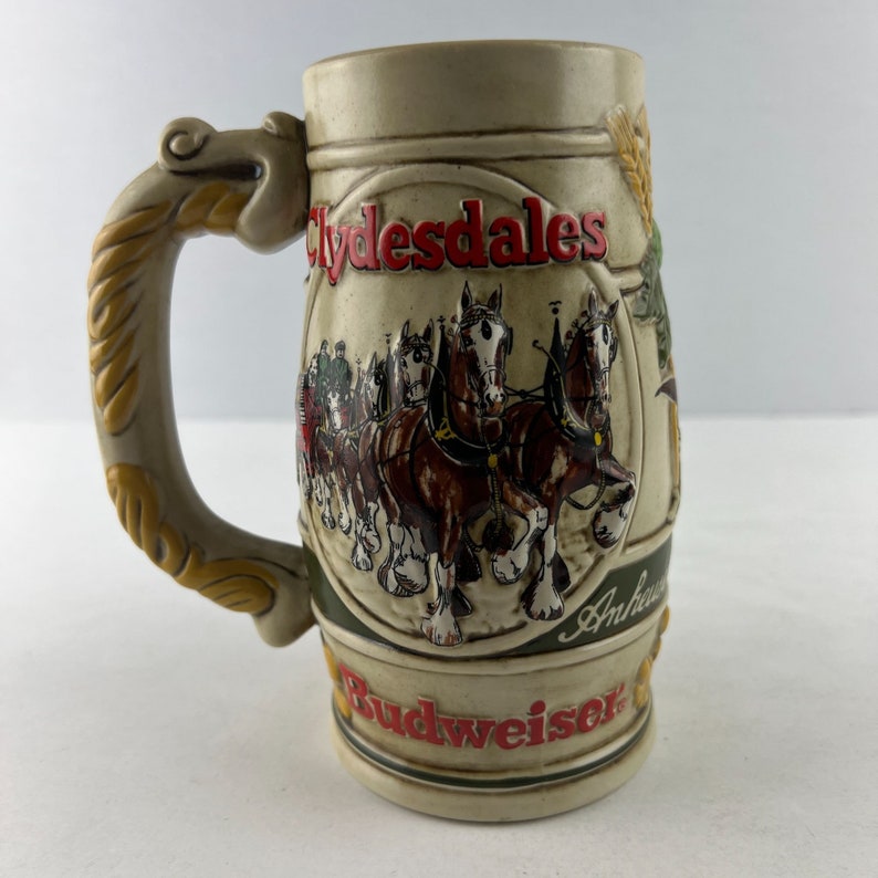 Budweiser Clydesdales Commemorative Promotional Beer Stein - Etsy