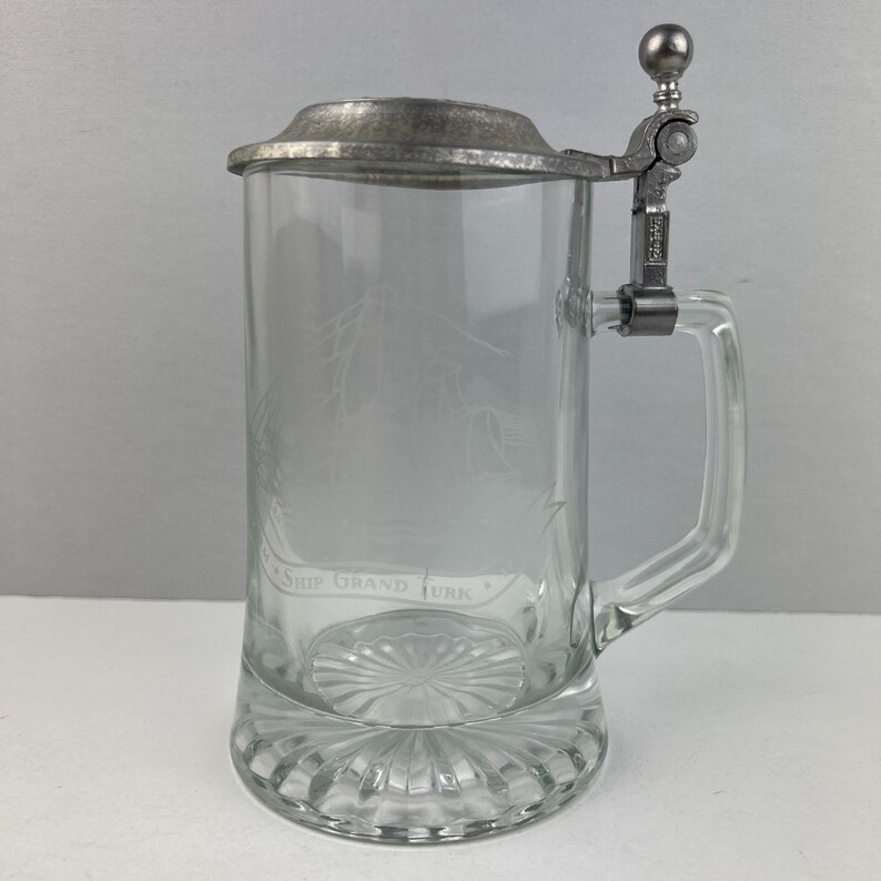 Germany Old Spice Beer Alwe Salem Ship Grand Turk 1786 Lidded Vintge ...