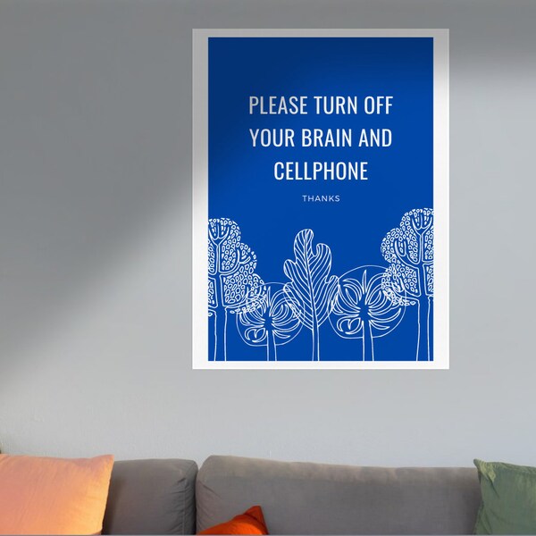 Turn off Cell Phone - Etsy