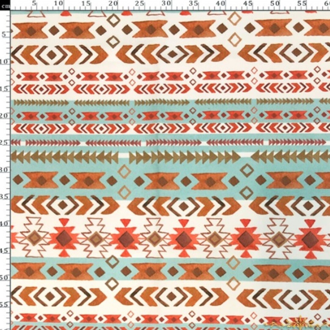 Bohemian Ethnic/aztec /geometric Pattern/digital Printed Upholstery ...