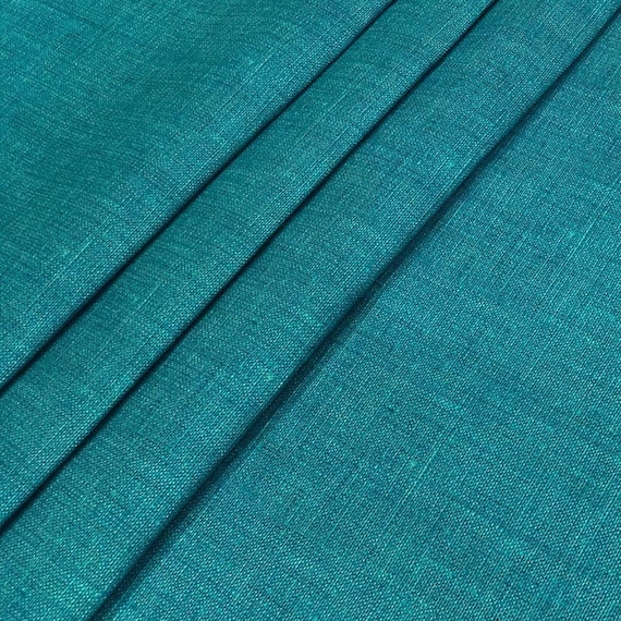 Turquoise Blue Linen Appearance/digital | Etsy