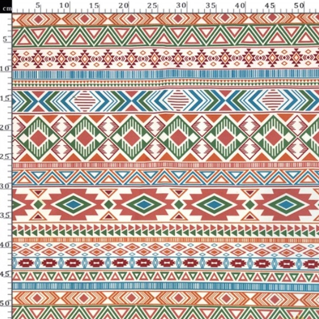 Aztec/ethnic/geometric Pattern/digital Printed Upholstery/ethnic ...