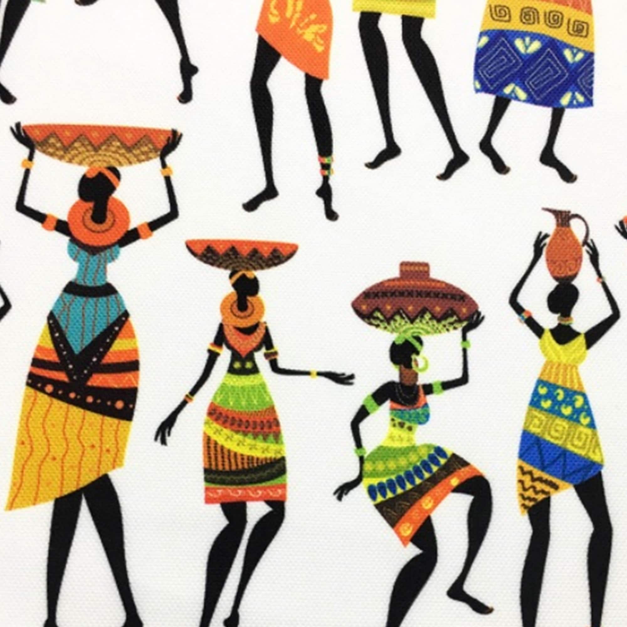 African Women/upholstery Fabric/sofa Chair Cushion Cover - Etsy