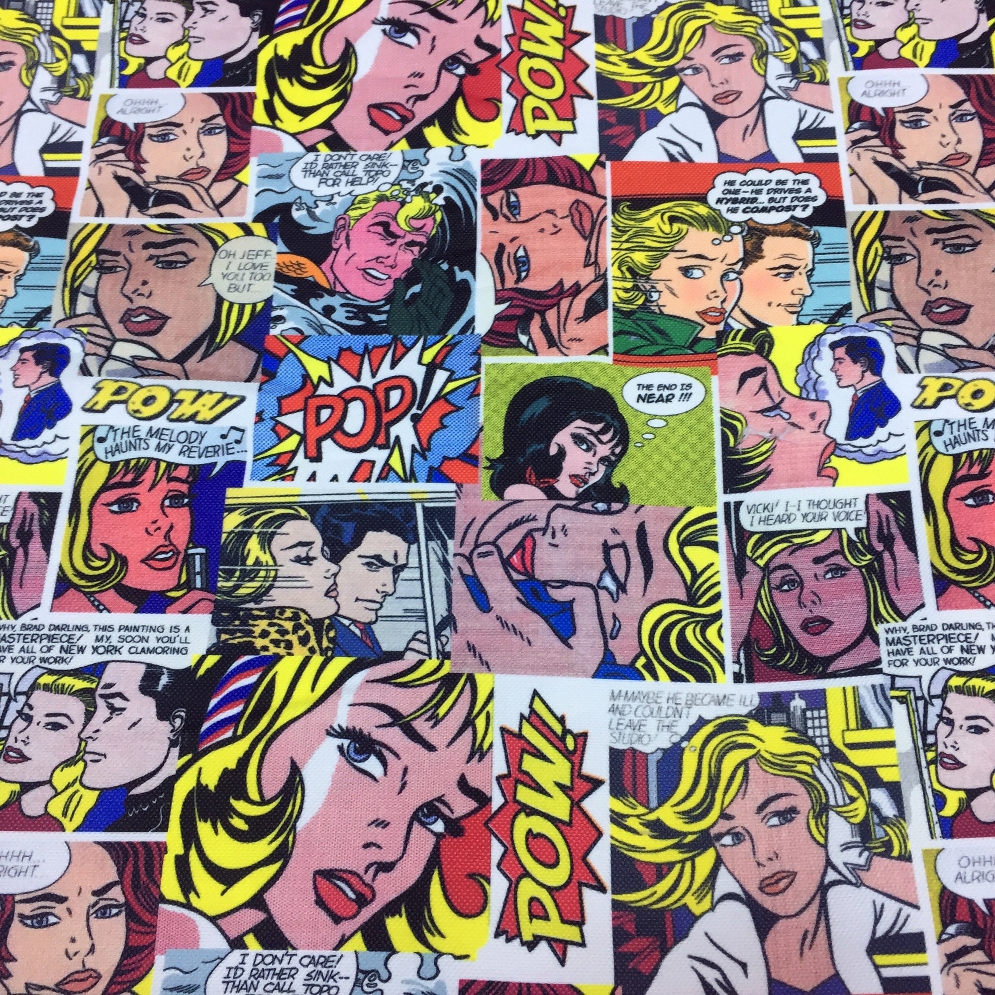 Pop Art Comic Book Characters