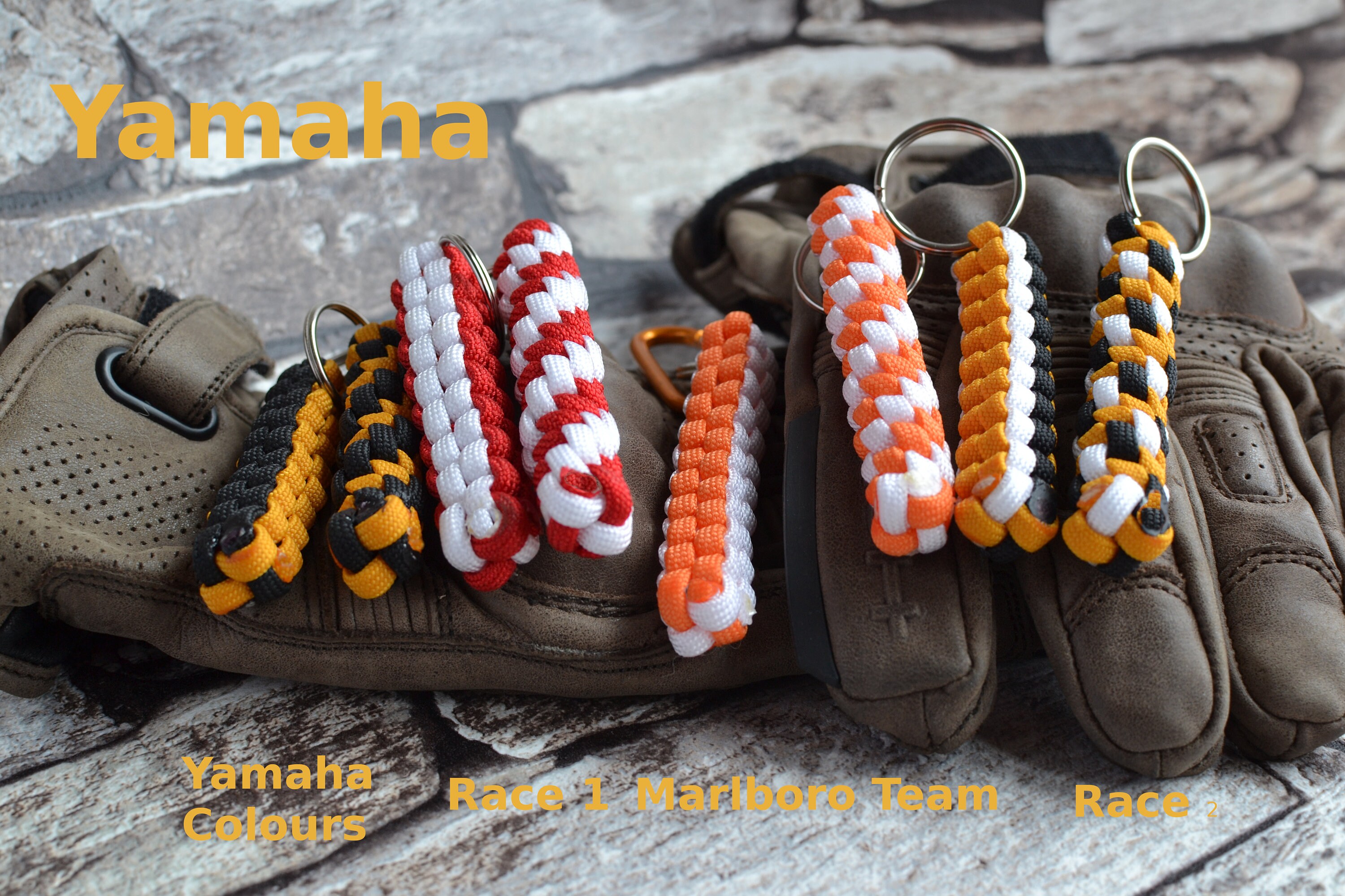 Paracord Motorcycle Keyrings Hand Made to Order Inc.bmw, Ducati,honda ...