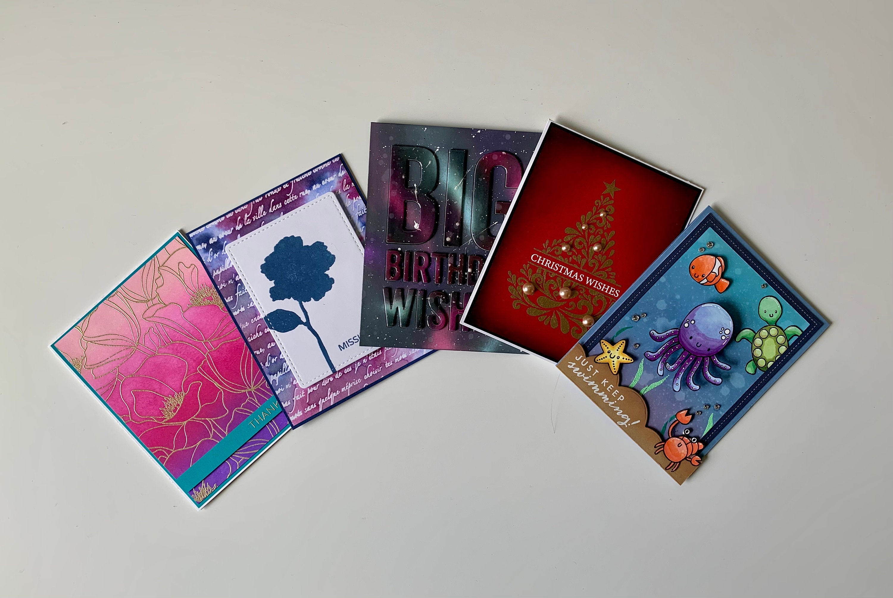 MIX AND MATCH Set of 5 Cards Greeting Cards Card Sets Set | Etsy